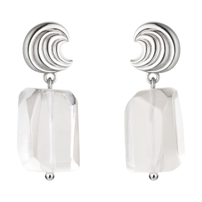 SUDROV素觉925银水晶女耳坠