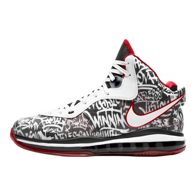 Nike/耐克正品LeBron 8 LBJ詹姆斯8代黑红涂鸦 篮球鞋 DD8306-001