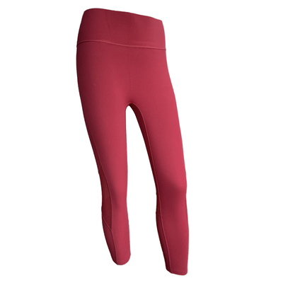 slenddy高腰网纱拼接瑜伽裤