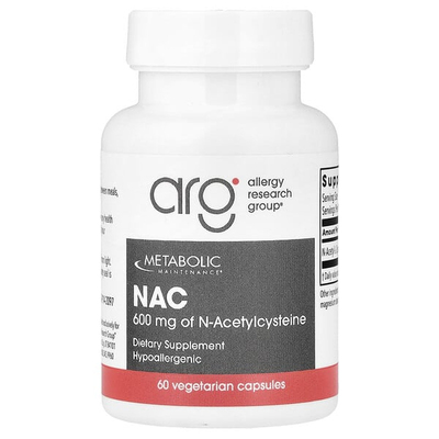 Metabolic Maintenance,N-乙酰半胱氨酸胶囊，600毫克，60粒装