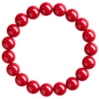 【高纯度天然】朱砂手串正品