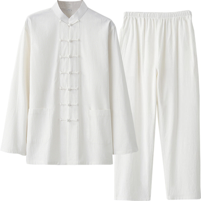 【弦吟】男女同款棉麻中国风唐装