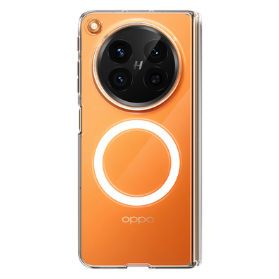 蓝猩适用OPPOFindN6透明转轴壳