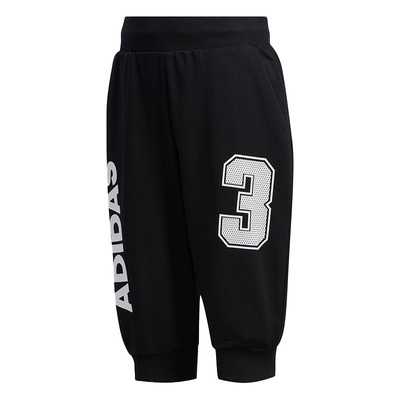 Adidas/阿迪达斯正品当季新款小童装训练运动七分裤 FM9821