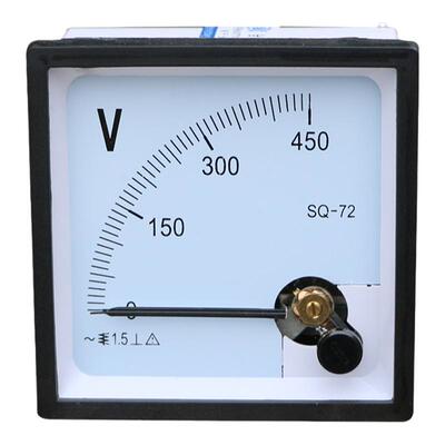 SQ-72电流电压表指针式30 50 100 200/5机械式表头72型 450V 500V