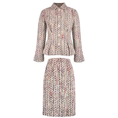 Lillo小香风粗花呢名媛风套装