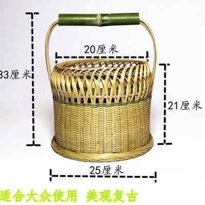 农村火笼取暖木炭火笼取暖电火笼取暖烘笼子老式火笼火笼竹编暖u.