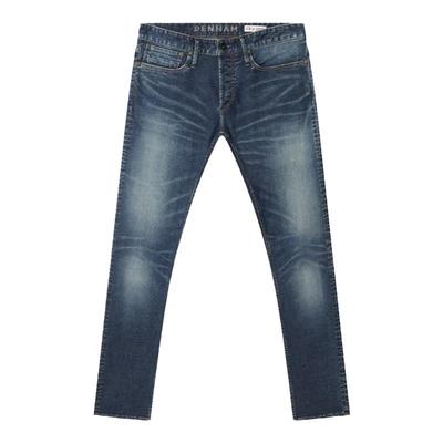 DENHAM日本制男士修身微锥牛仔裤