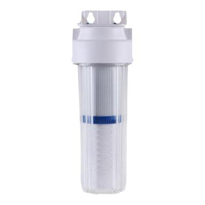 10寸前置棉芯一级透明滤桶净水器