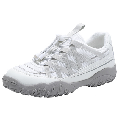 大东官方配阔腿裤的老爹鞋女款2025新款冬季白色休闲鞋女运动女鞋