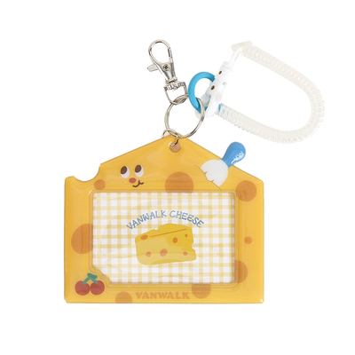 VANWALK披萨系列 品牌定制可爱食物卡套行李箱挂牌包包钥匙扣挂件