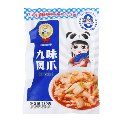 整箱九味凤爪小包装麻辣凉拌