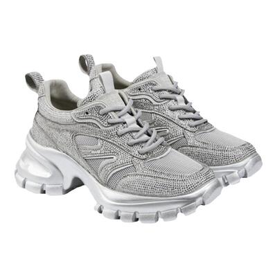 厚底银色老爹鞋休闲鞋