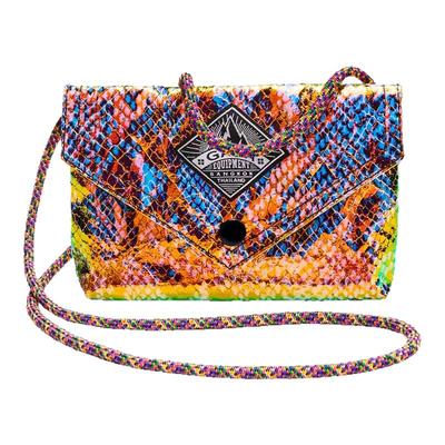 夏上新!泰国潮牌GAGA包单肩斜挎包女幻彩蛇纹时髦百搭ins蹦迪包