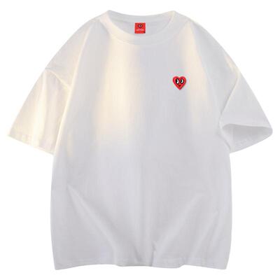 查尔斯桃心纯棉cleanfit短袖t恤