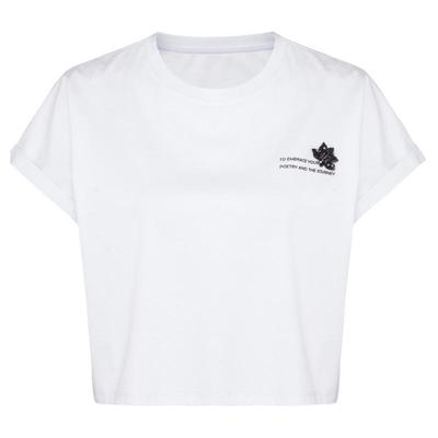 HPLY荷比俪夏季新款女花朵装饰字母logo休闲T恤HYD26620095