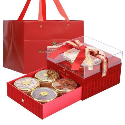 Lecmor红丝绒水晶五拼礼盒205g