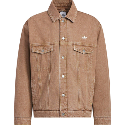 Adidas/阿迪达斯正品三叶草男女休闲翻领耐穿运动宽松外套KB5447