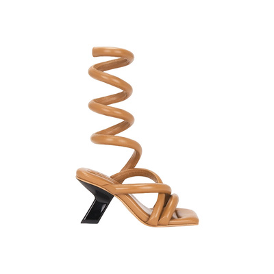 Nora Lozza ITZA 凉鞋 棕色 女款REVOLVE小众新款