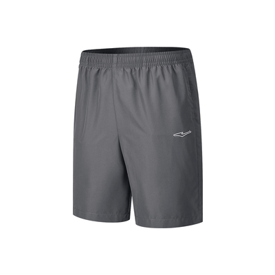 鸿星尔克运动短裤男士夏季速干透气跑步健身黑色五分裤宽松运动裤