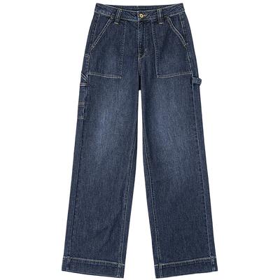 【张凌赫代言】Lee商场款25冬新428懒懒裤直脚天丝女牛仔裤凉凉裤