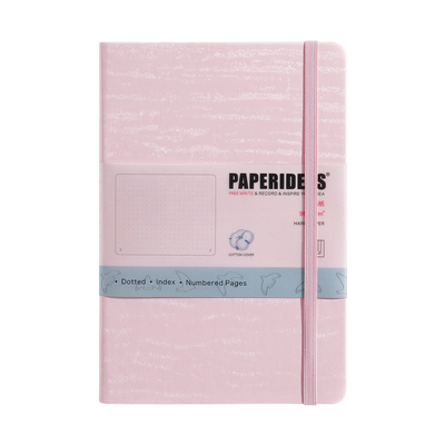 加厚412页速干白瑶纸95.6g页码本412P超厚记事本A5笔记本点阵手帐本简约学生横线本子会议笔记定制logo