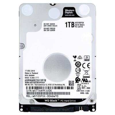 西部数据2.51t笔记本电脑硬盘