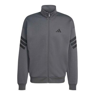 【自营】adidas阿迪达斯男三条纹足球训练外套立领针织夹克KD5235