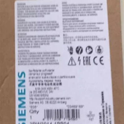 议价软启动器 3RW3014-1BB04 3KW软启动3RW30141BB04现货议价