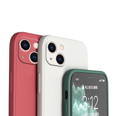 适用苹果13手机壳11液态硅胶iphone12 pro max全包6s防摔mini保护套x/xr/xs纯色7/8简约plus新款5se3男女情侣