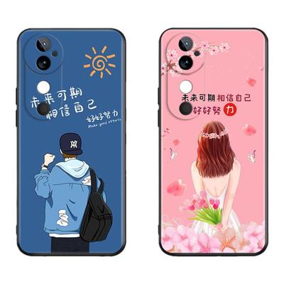 luckrider适用于vivos19pro软硅胶手机壳v2362a全包男女外壳vovo维沃s19pro网红新款保护套v2362a卡通唯美热