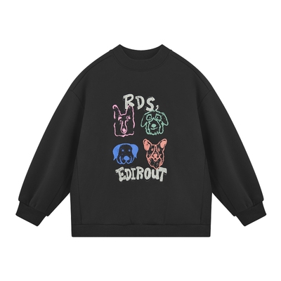 ei童装儿童加绒保暖卫衣