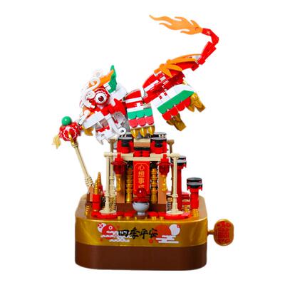 jaki佳奇积木国潮神兽音乐盒