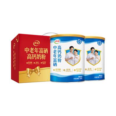 伊利中老年富硒高钙奶粉