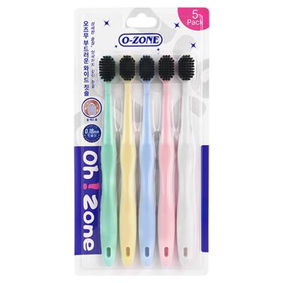 5支牙刷成人软毛宽头宽薄细毛情侣女男士家用家庭装品牌牙刷正品