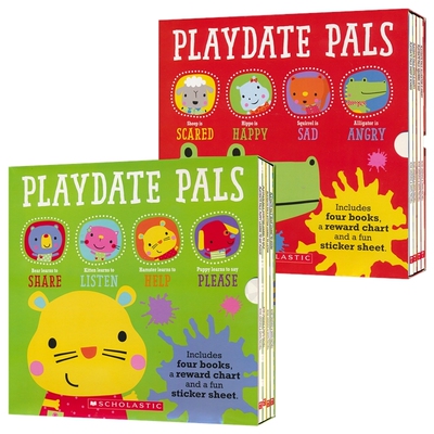 Playdate Pals Emotions & Behaviours 儿童情绪管理&行为习惯养成绘本8册 亲子读物 动物故事 英文原版进口儿童图书
