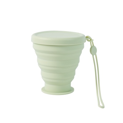 食品级硅胶旅行漱口杯折叠水杯