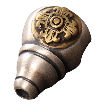 10mm藏银十字金刚杵小佛头文玩三通配饰金刚星月猴头凤眼diy饰品