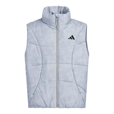 Adidas/阿迪达斯正品2025秋季款男士日常立领保暖棉马甲KC2755