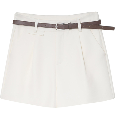 简约气质百搭设计感减龄西装短裤