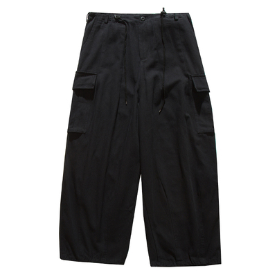 GoodNorth多口袋宽松阔腿工装裤