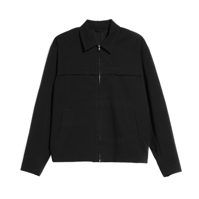 原创设计秋冬抗皱拼接下摆工装