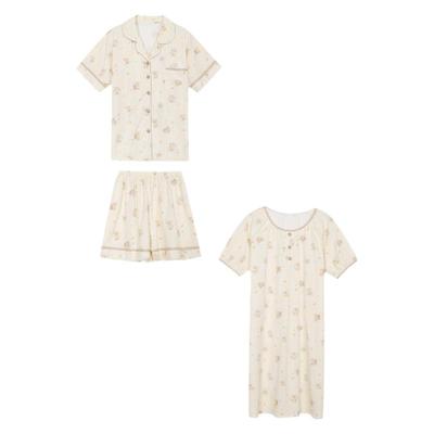 sinbounboun透气肌理感睡衣套装