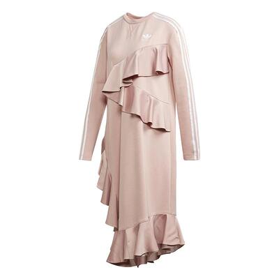 阿迪达斯荷叶边女子连衣裙