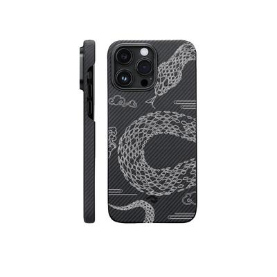 【微瑕】PITAKA适用苹果iPhone14Pro/ProMax编织壳凯夫拉手机壳磁吸浮织芳纶超薄半包magsafe保护套碳纤维纹