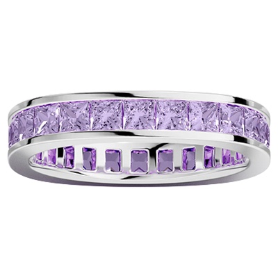 [明星同款]APM Monaco淡紫色Lumière戒指密镶叠戴新品优雅时尚