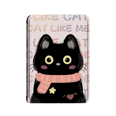 电子书适用kindle阅读器paperwhite涂鸦黑猫scribe保护套kpw4可爱5蝴蝶结6寸oasis3/2第11代958/voyage1499壳