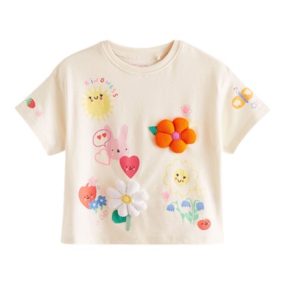 正品现货！Next女童纯棉儿童T恤