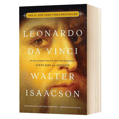 预售 英文原版 列奥纳多·达·芬奇传 平装 沃尔特·艾萨克森 Walter Isaacson: Leonardo da Vinci
