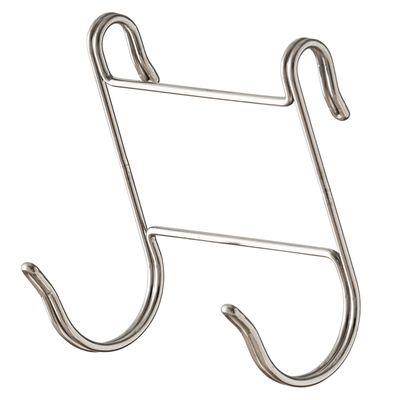 不锈钢门后挂钩双钩挂钩免打孔